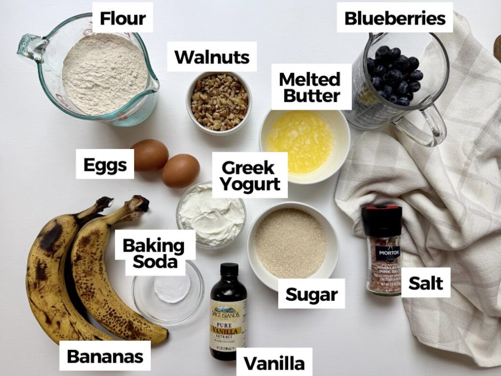 Blueberry Banana Nut Bread